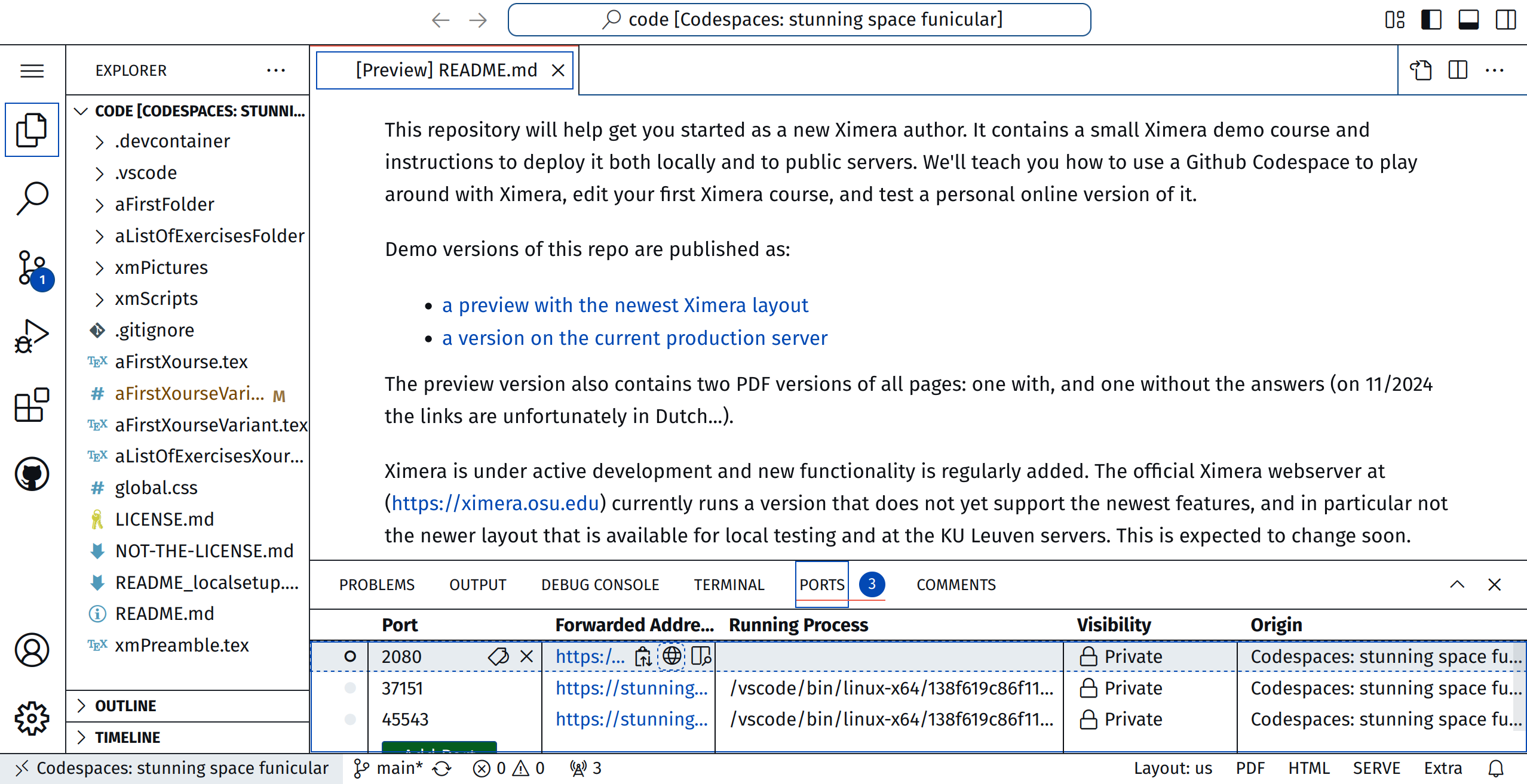 First steps in Ximera - Ximera