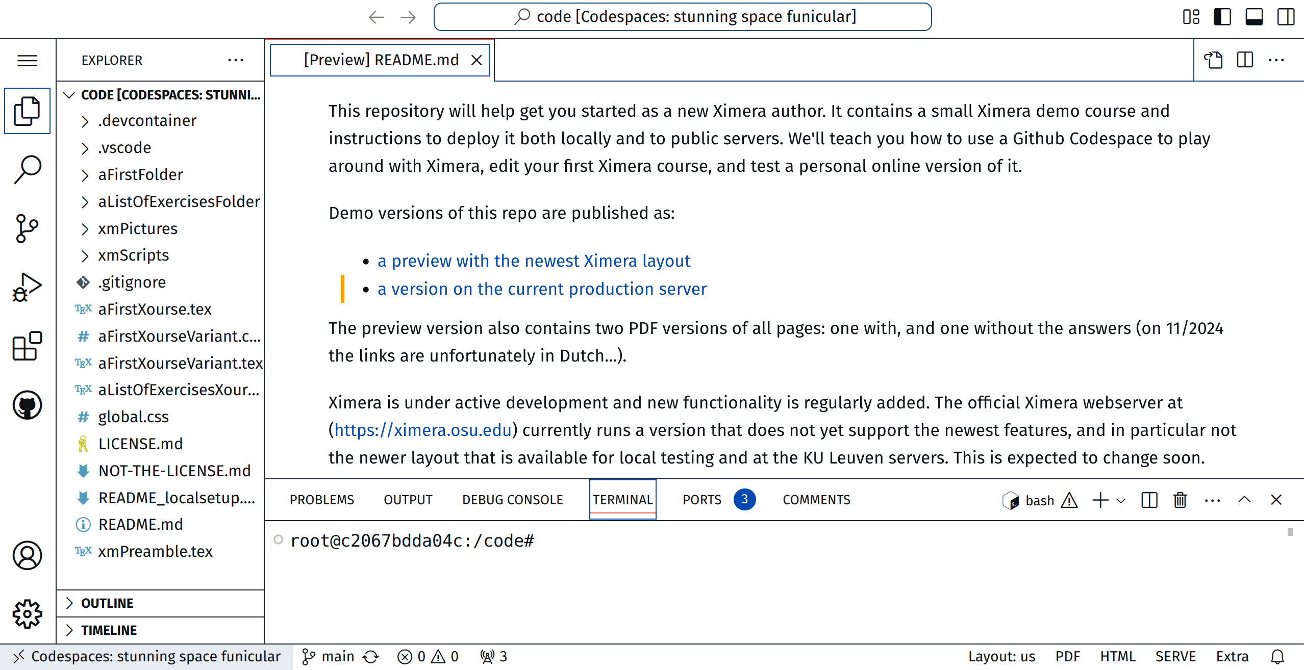 First steps in Ximera - Ximera